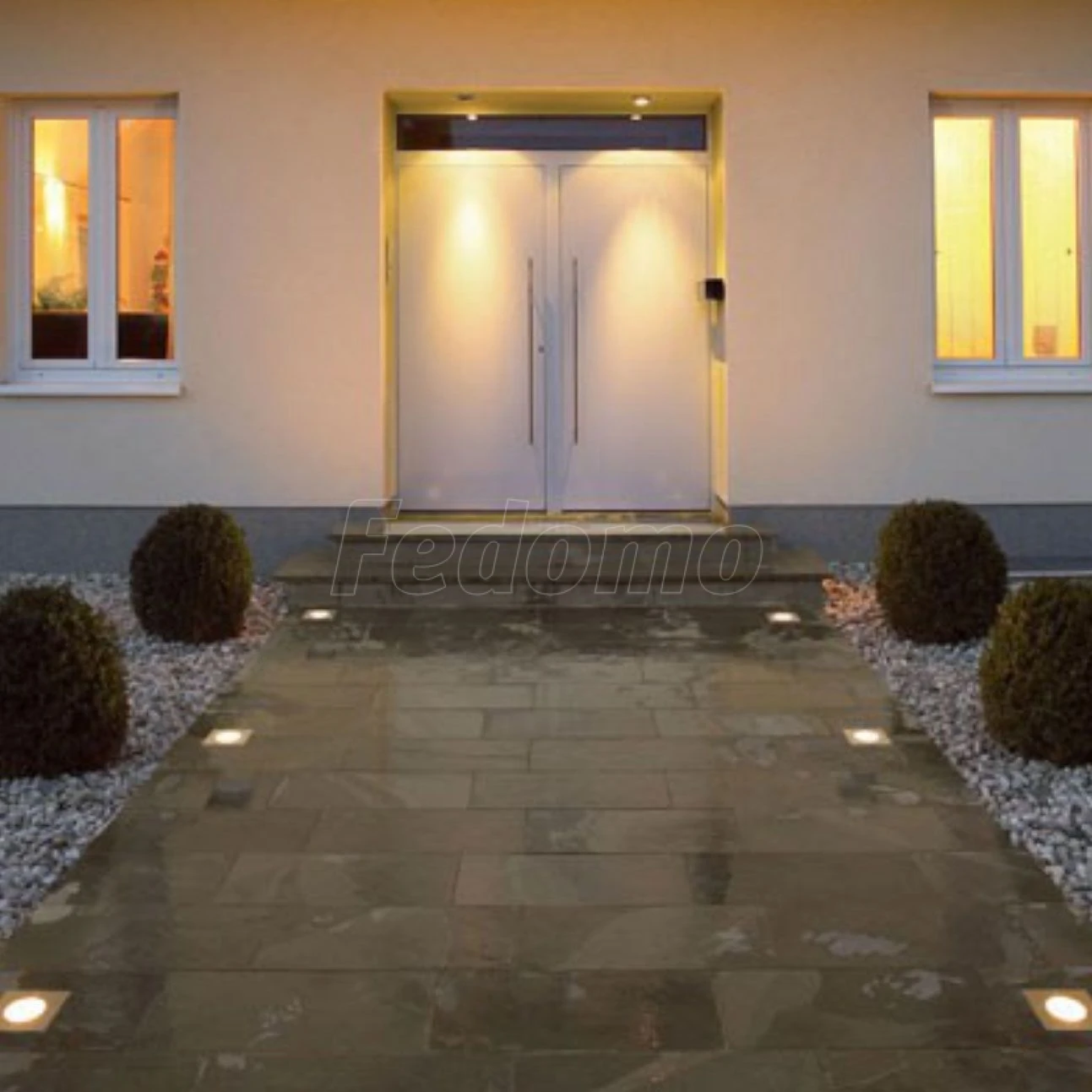 357141 Встраиваемый светильник уличный светодиодный с регулировкой ...